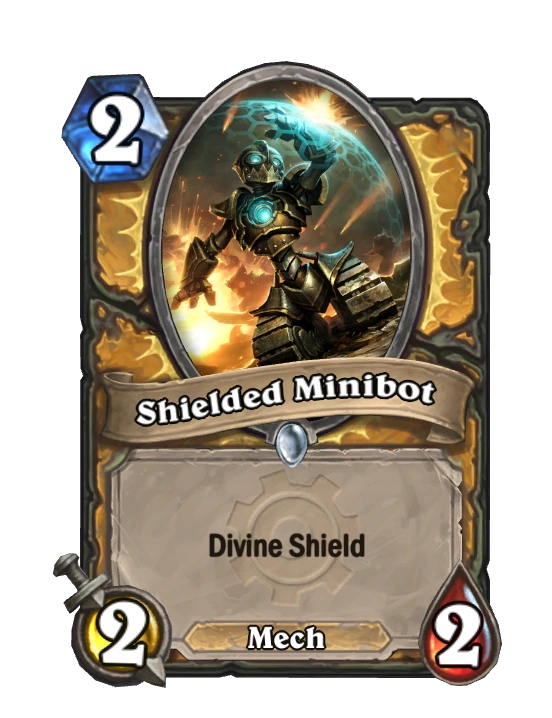 Shielded Minibot - Hearthstone Wiki