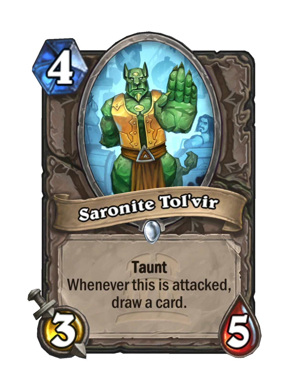 Saronite Tol'vir - Hearthstone Wiki