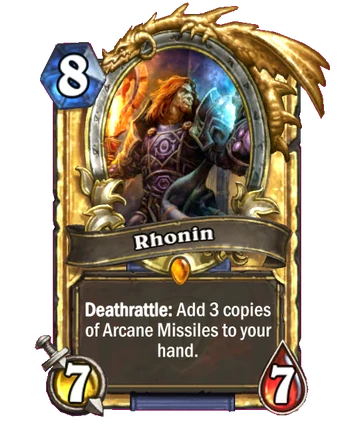 Rhonin - Hearthstone Wiki