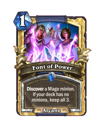 Font of Power - Hearthstone Wiki