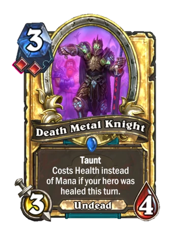 Death Metal Knight - Hearthstone Wiki