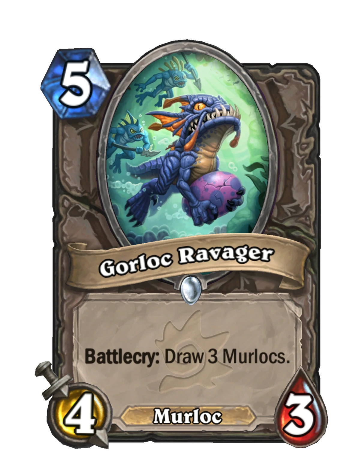 Gorloc Ravager - Hearthstone Wiki