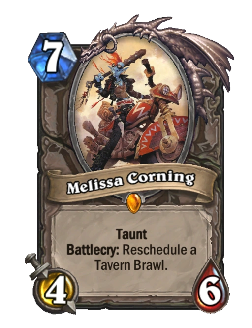 Melissa Corning (Credits card) - Hearthstone Wiki