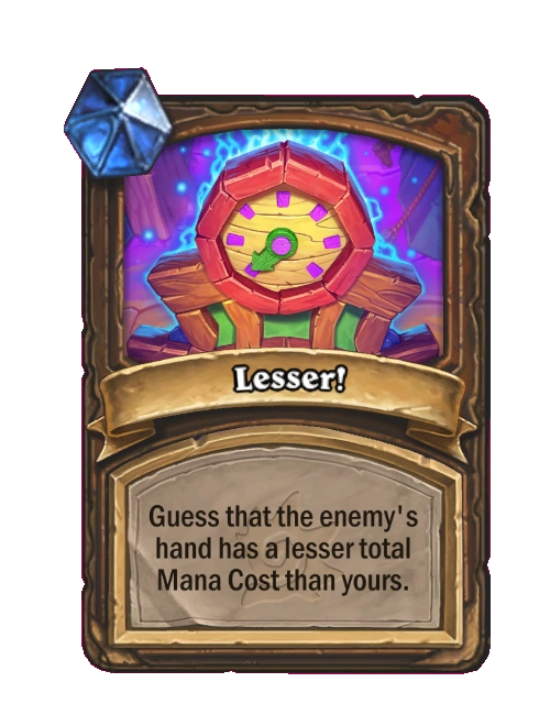 Lesser! - Hearthstone Wiki