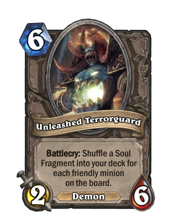 Unleashed Terrorguard - Hearthstone Wiki