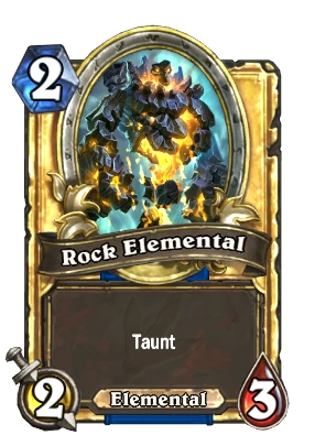 Rock Elemental - Hearthstone Wiki