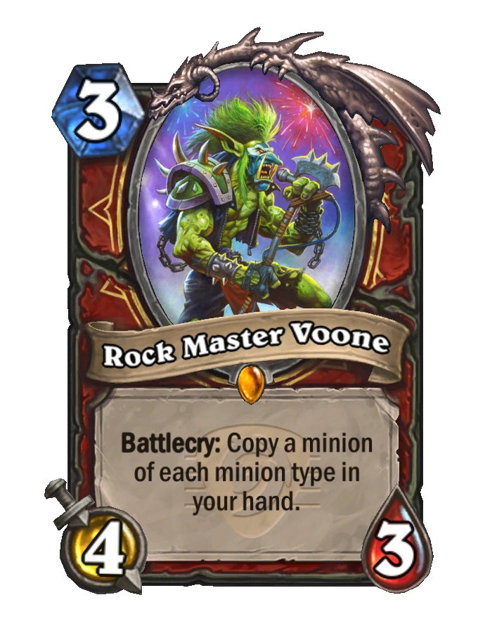 Rock Master Voone - Hearthstone Wiki