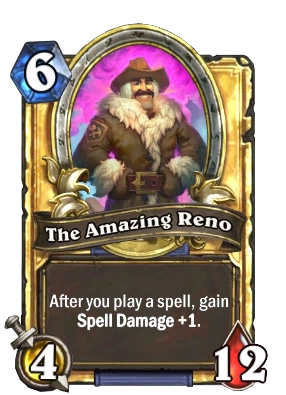 The Amazing Reno (boss card) - Hearthstone Wiki