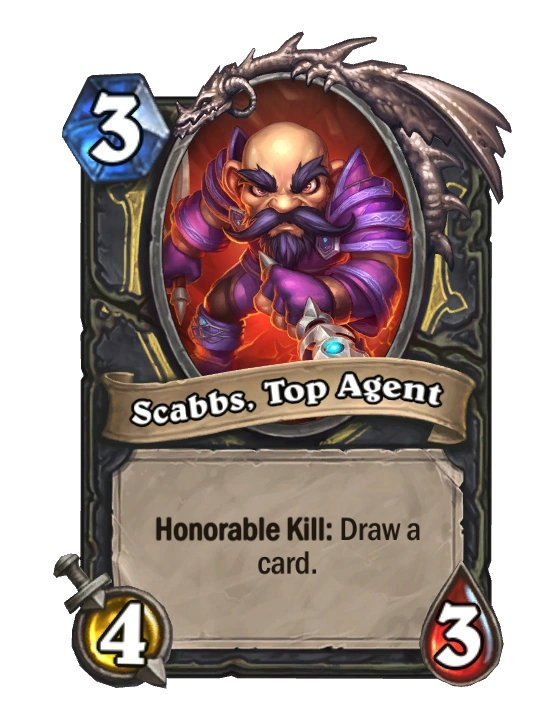 Scabbs, Top Agent - Hearthstone Wiki