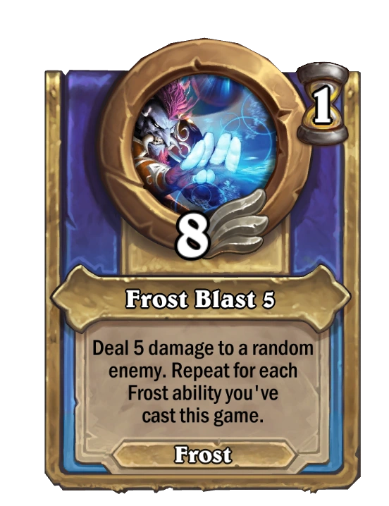 Mercenaries/Frost Blast 5 (treasure) - Hearthstone Wiki
