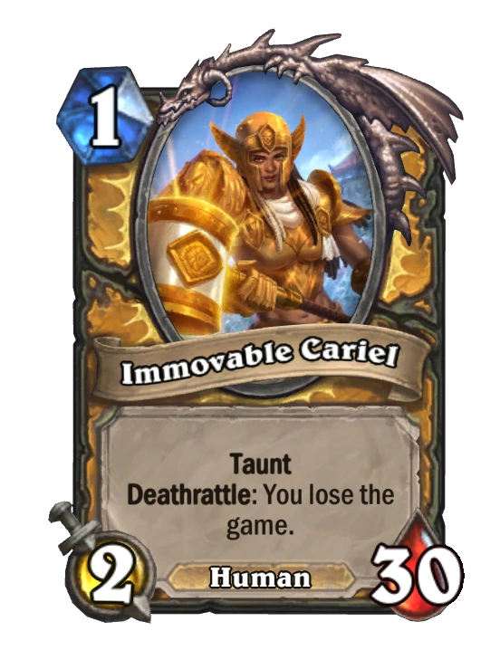 Immovable Cariel - Hearthstone Wiki