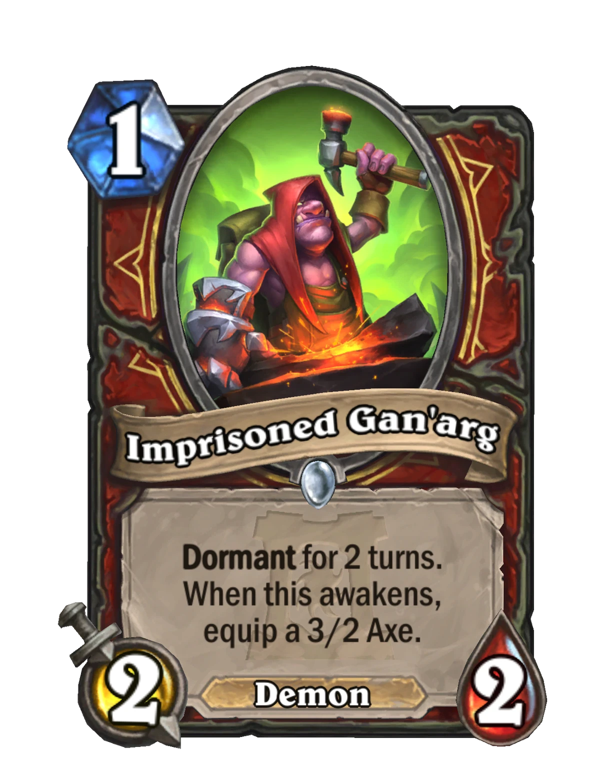 Imprisoned Gan'arg - Hearthstone Wiki