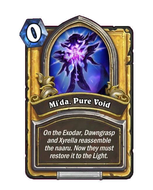 Mi'da, Pure Void (boss) - Hearthstone Wiki
