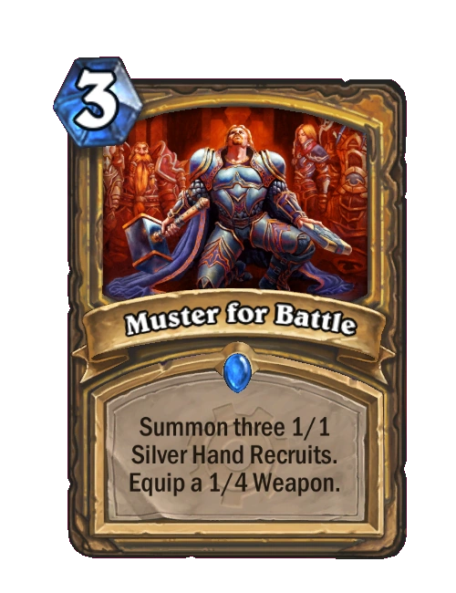 Muster for Battle (boss) - Hearthstone Wiki