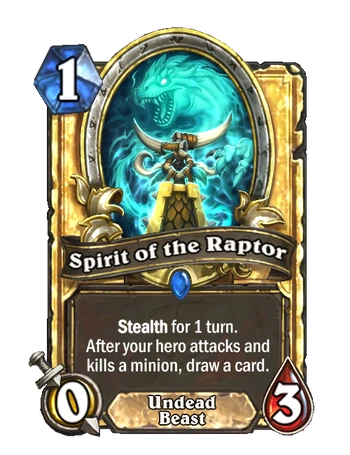 Spirit of the Raptor - Hearthstone Wiki
