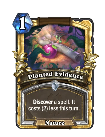 Planted Evidence - Hearthstone Wiki