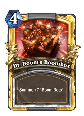 Dr. Boom's Boombox - Hearthstone Wiki