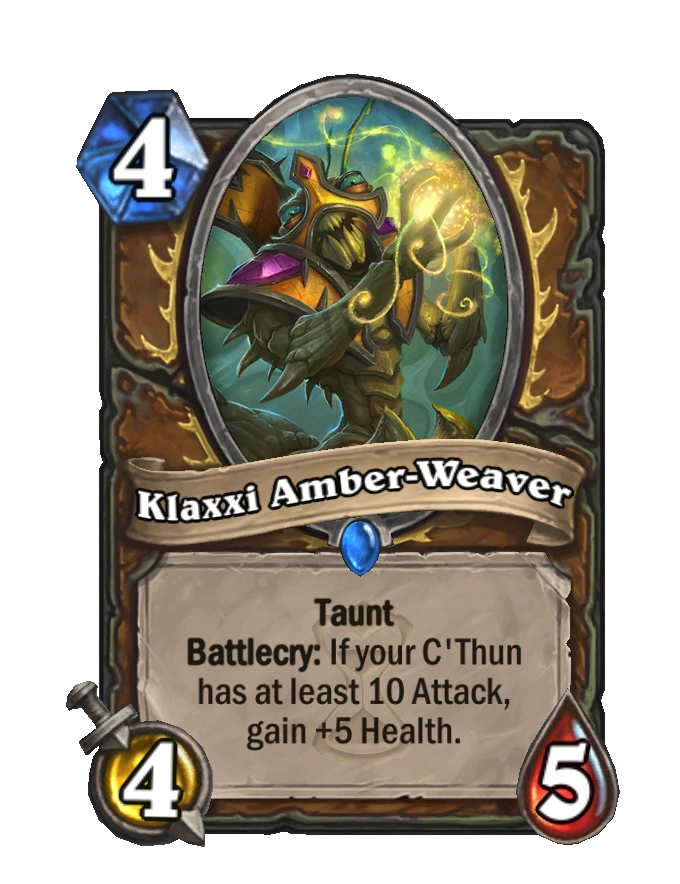 Klaxxi Amber-Weaver (Caverns of Time) - Hearthstone Wiki
