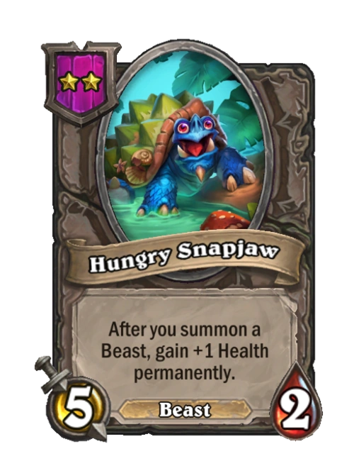 Battlegrounds/Hungry Snapjaw - Hearthstone Wiki