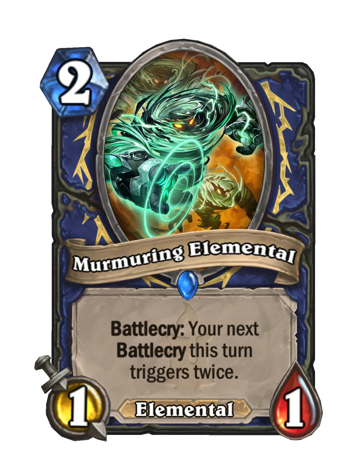 Murmuring Elemental - Hearthstone Wiki