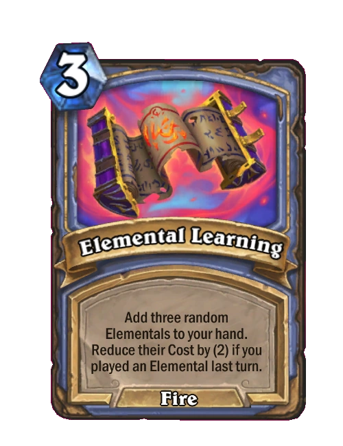 Elemental Learning Hearthstone Wiki