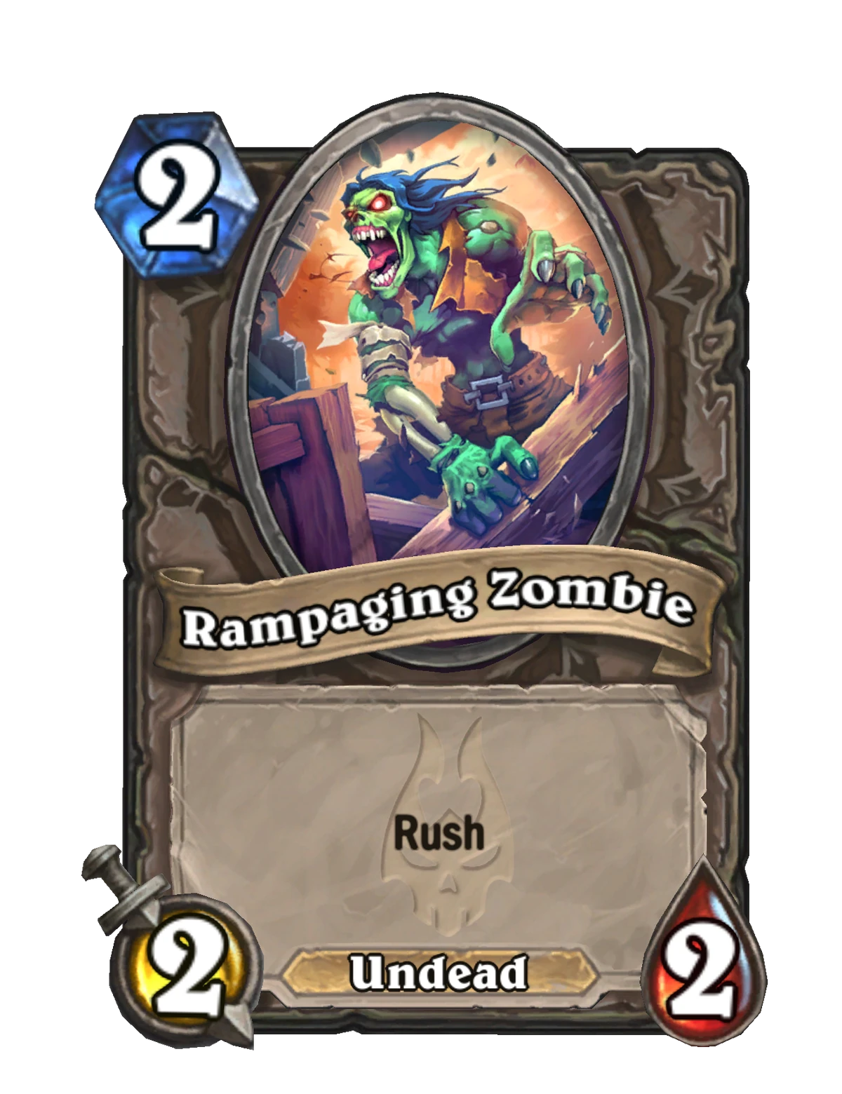 Rampaging Zombie - Hearthstone Wiki