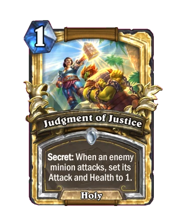 Judgment of Justice - Hearthstone Wiki