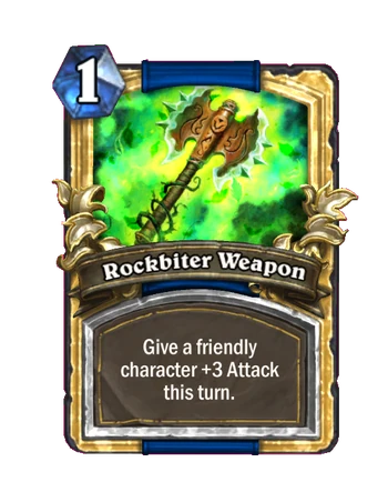 Rockbiter Weapon (Classic) - Hearthstone Wiki