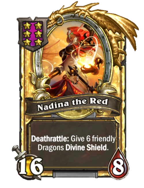 Nadina the Red (golden) - Hearthstone Wiki