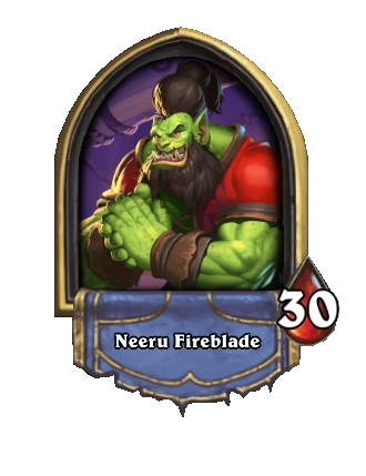 Neeru Fireblade (boss) - Hearthstone Wiki