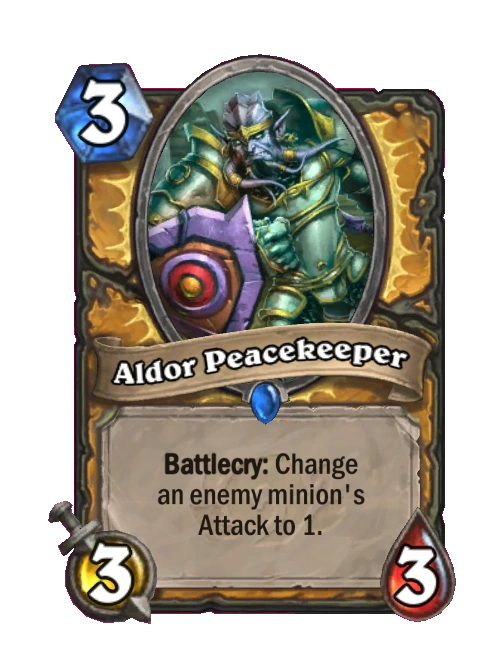 Aldor Peacekeeper (Classic) - Hearthstone Wiki