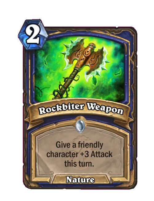 Rockbiter Weapon (Core) - Hearthstone Wiki