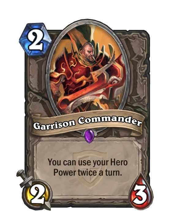 Garrison Commander - Hearthstone Wiki
