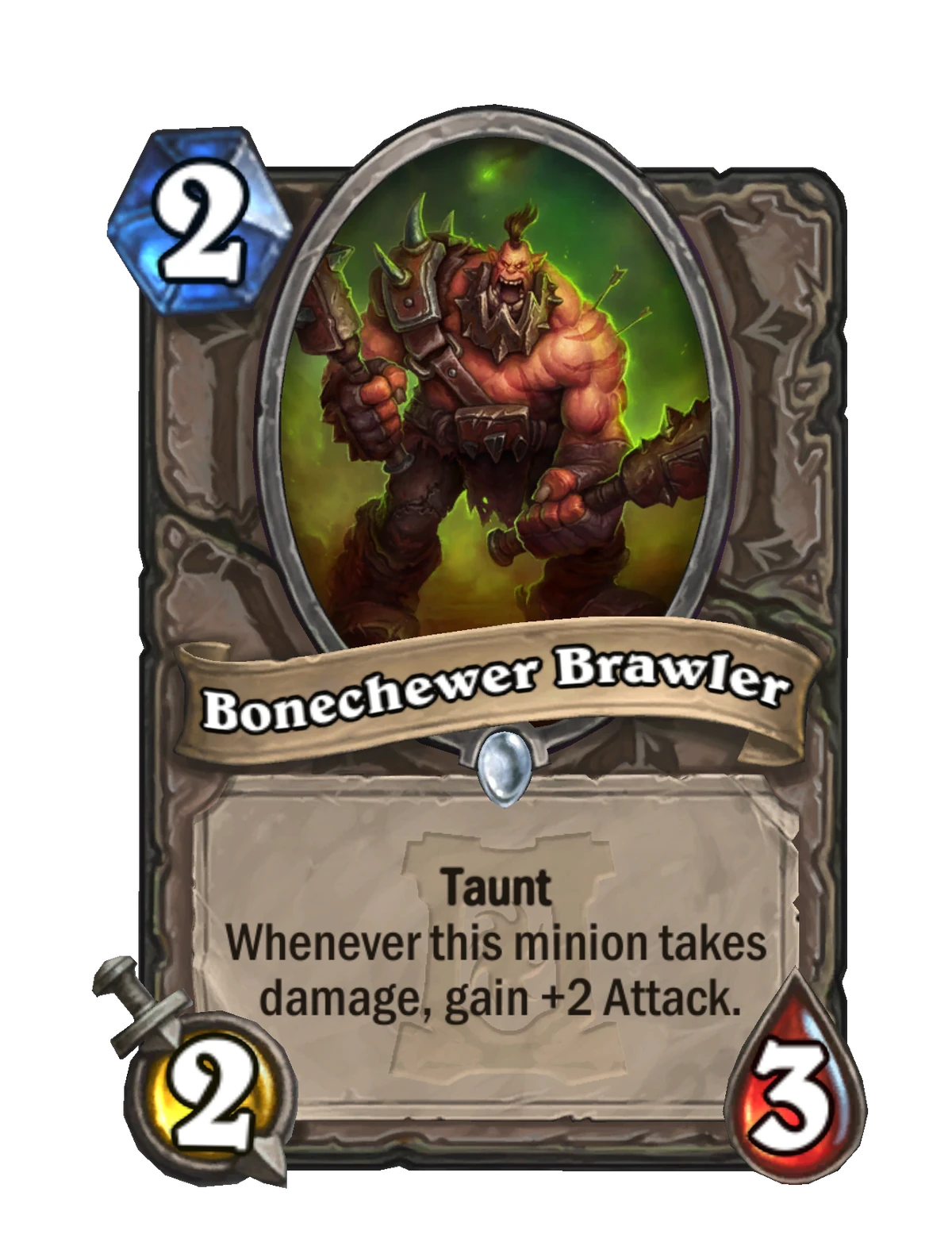 Bonechewer Brawler - Hearthstone Wiki