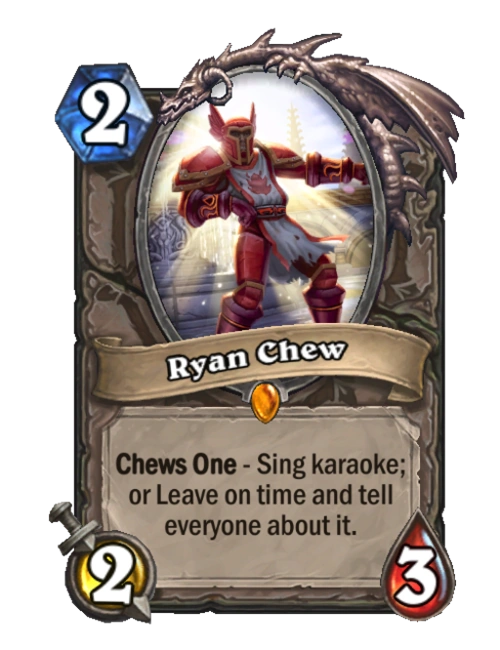 Ryan Chew (Credits card) - Hearthstone Wiki