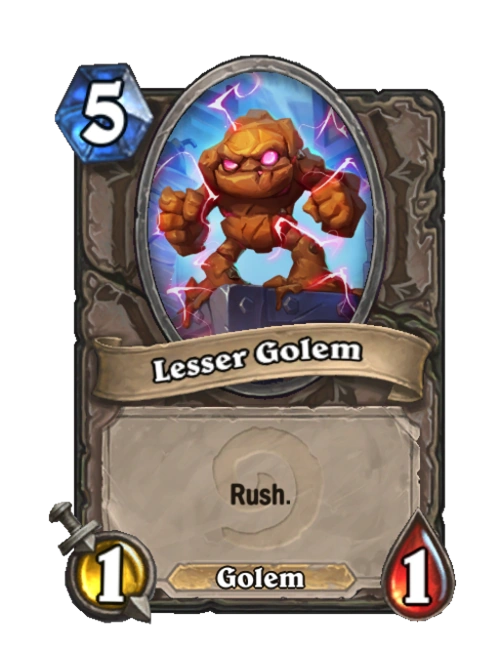 Mercenaries/Lesser Golem - Hearthstone Wiki