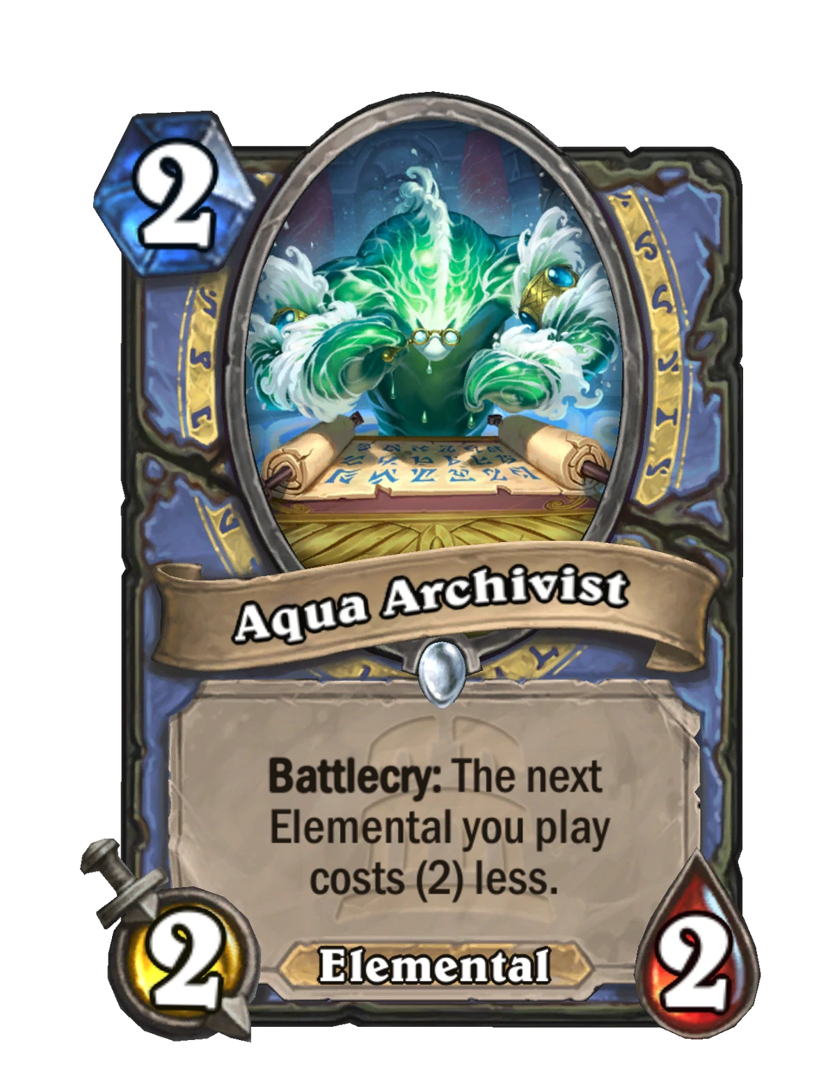 Aqua Archivist - Hearthstone Wiki