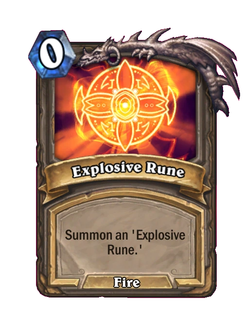 Explosive Rune (Nefarian Rises! minion) - Hearthstone Wiki
