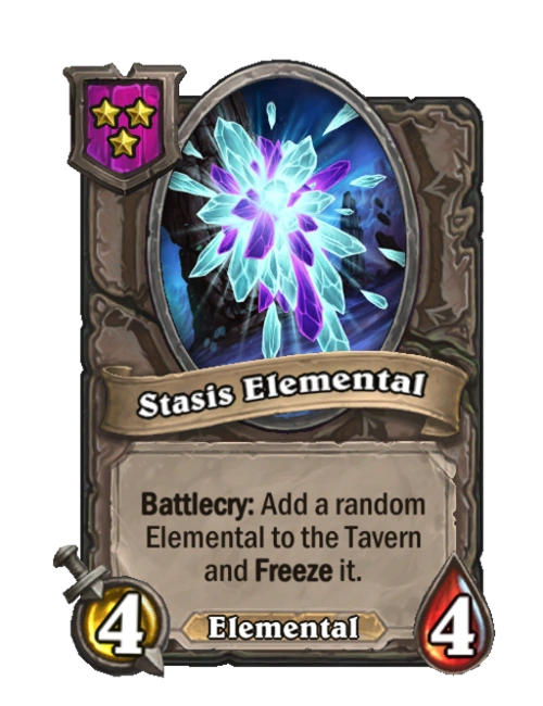 Battlegrounds/Stasis Elemental - Hearthstone Wiki