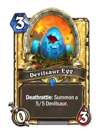 Devilsaur Egg - Hearthstone Wiki