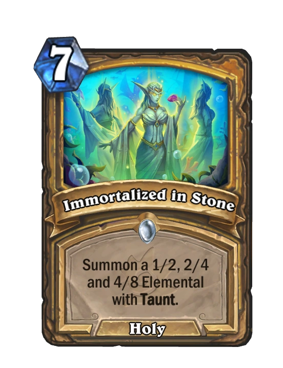 Immortalized in Stone - Hearthstone Wiki