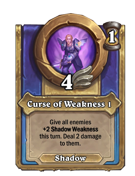 Mercenaries/Curse of Weakness 1 - Hearthstone Wiki