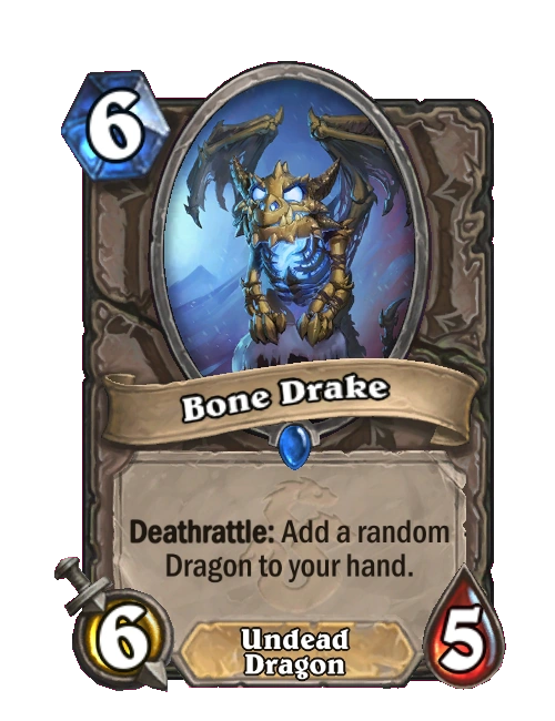 Bone Drake (Core) - Hearthstone Wiki