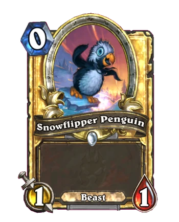 Snowflipper Penguin - Hearthstone Wiki