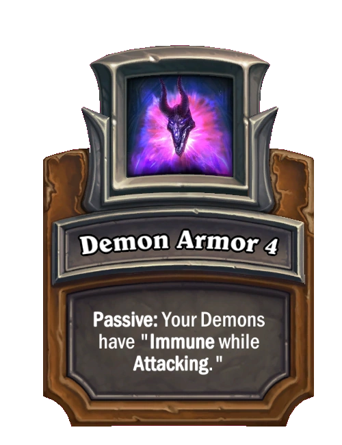 Mercenaries/Demon Armor 4 - Hearthstone Wiki