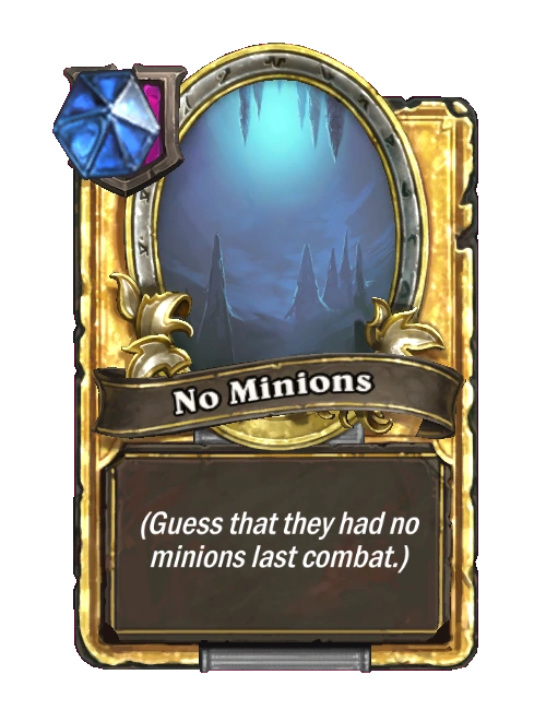 Battlegrounds/No Minions - Hearthstone Wiki