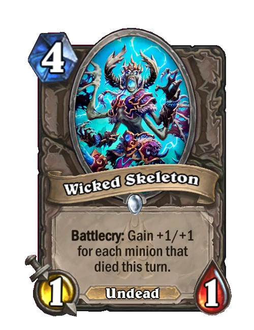 Wicked Skeleton - Hearthstone Wiki
