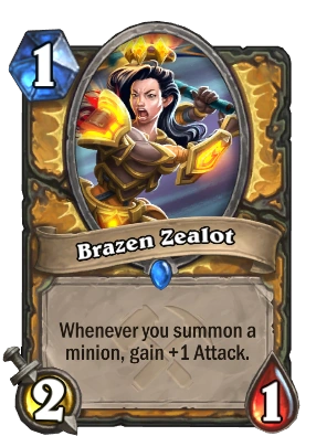 Data:Cards/Brazen Zealot(90714) - Hearthstone Wiki