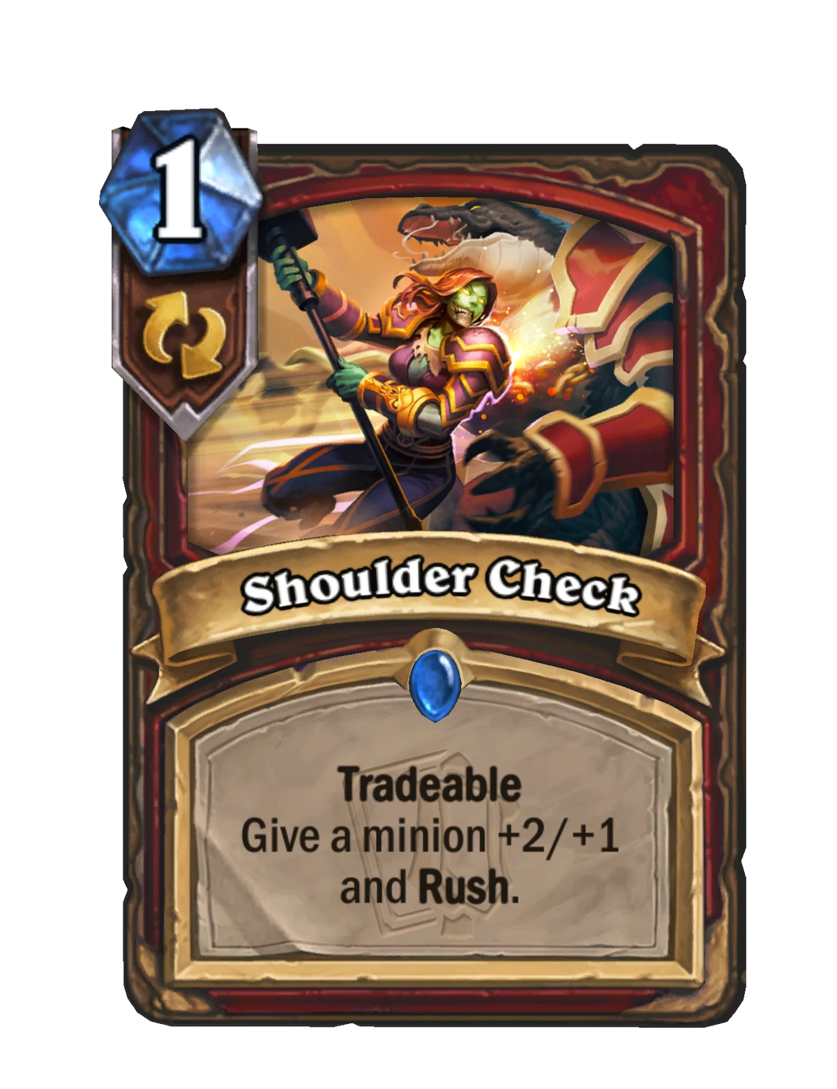Shoulder Check - Hearthstone Wiki