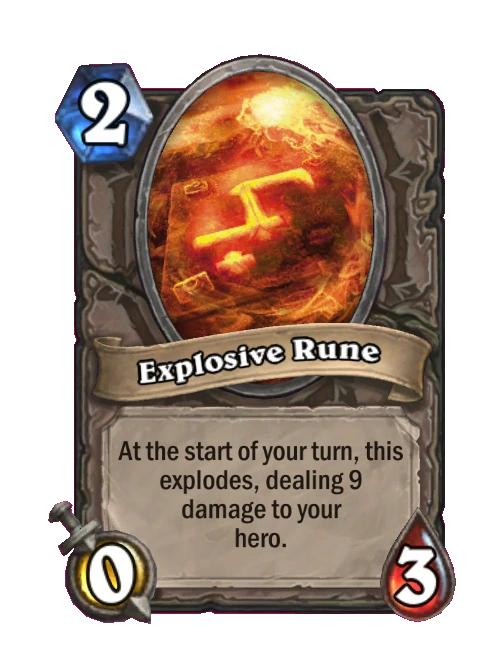 Explosive Rune (Nefarian Rises! minion) - Hearthstone Wiki